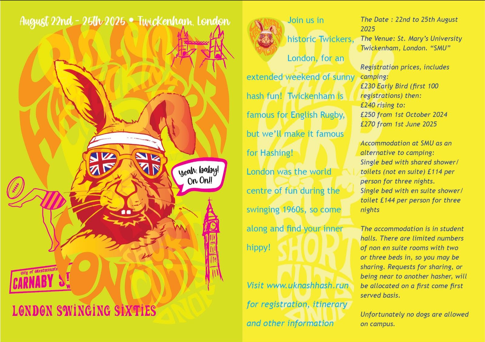 EVENTS 2025 – City Hash House Harriers